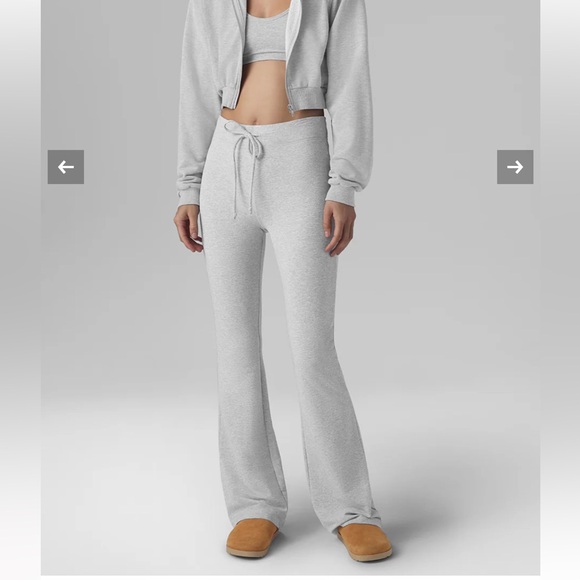 ALO Yoga | Pants & Jumpsuits | Alo Yoga Light Gray Lounge Pants | Poshmark